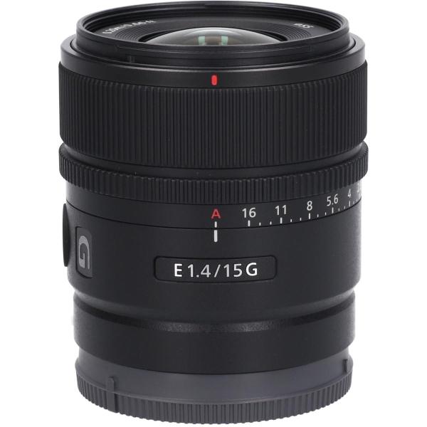 メーカ/ブランド：ＳＯＮＹ　商品名：Ｅ１５ｍｍ　Ｆ１．４Ｇ（ＳＥＬ１５Ｆ１４Ｇ）　通称：交換レンズ　商品ランク：中古品Ａ