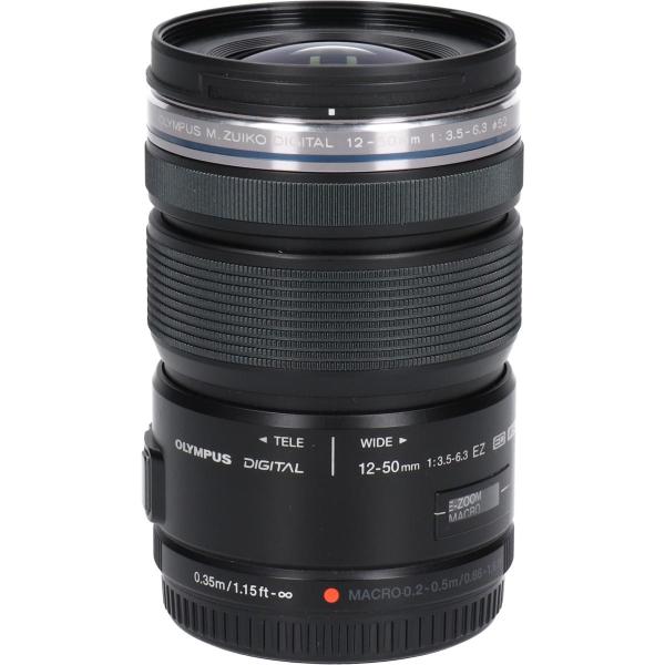 メーカ/ブランド：ＯＬＹＭＰＵＳ　商品名：Ｍ．ＥＤ１２−５０ｍｍ　Ｆ３．５−６．３ＥＺ　BK　通称：交換レンズ　商品ランク：中古品Ｂ