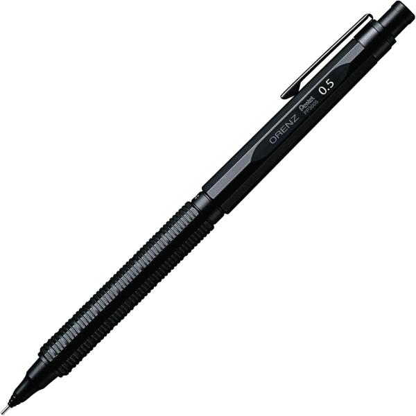 名称：ぺんてる シャープペン オレンズネロ 0.5mm PP3005-A内容量：0.5ｍｍ　１本説明：オレンズネロの世界観やオレンズネロらしさを体現するブラック系の色味として、定番色の「ブラック」の他、限定カラーとして「グリーンブラック」と...