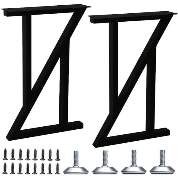 【長寿命】 テーブルベースは頑丈な亜鉛メッキ鋼管と鉄でできています。 耐荷重：100kg、屋内外での使用に適しています。 テーブルの脚には、床に傷がつかないよう調整可能なパッドが付いています。 テーブルベースはお手入れが簡単で、表面は湿った...