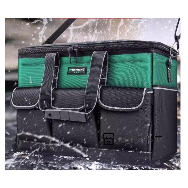 ツールボックス工具箱収納バッグマルチポケット布製汎用性持ち運びやすい小物収納多用途ポケットバッグ底補強ル防水耐久耐摩耗大容量