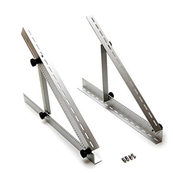 [適用]一般的には150Wソーラーパネルに対応できます。他の仕様のソーラーパネルにも適用されます。最大ソーラーパネルの幅は約600?680mmです。（ソーラーパネルが付属しておりません。）[簡単な取付]ステンレス鋼の留め具と正確な穴の配置に...