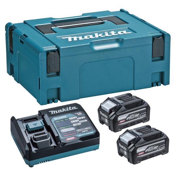 ４０Ｖ用のバッテリ・充電器・運搬ケースがセットに！