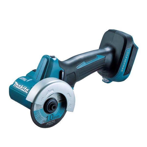 小型ボディで様々な部材を軽快切断。再起動防止機能、キックバックによる反動低減、ブレーキ付きなど安全機能充実。