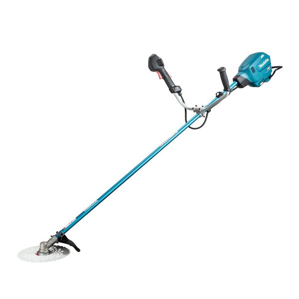 ４０Ｖｍａｘ後端モータ。左右非対称Uハンドル・チップソー標準付属。ハイパワーエンジン式３５ｍLクラスと同等。