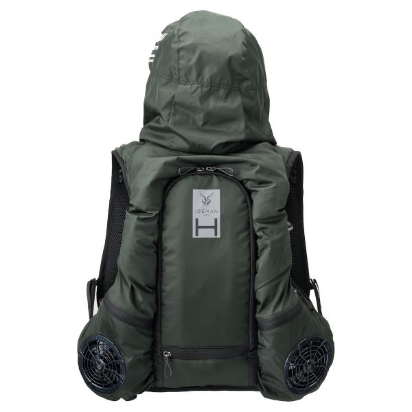 この1着で水冷空調両用を可能にしたベスト