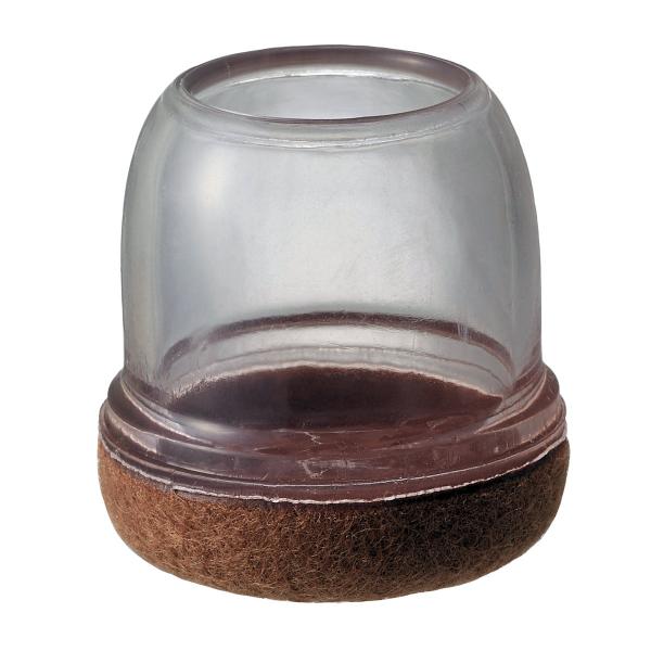 キャップ部がエラストマー樹脂でやわらかく伸びるので脚にしっかりフィット。