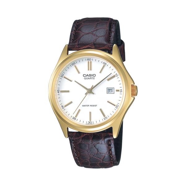 アナログ本革バンドウォッチ