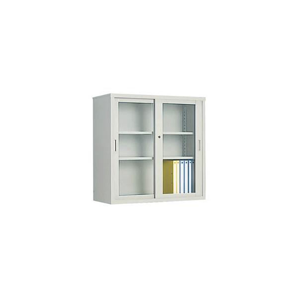 ベーシックな引き違いガラスタイプの保管庫です。