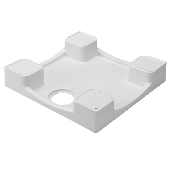 排水口のお手入れに便利な高さ