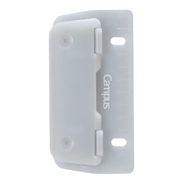 キャンパス2穴バインダーと一緒に持ち運べるパンチ