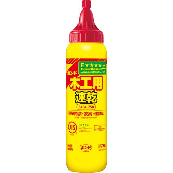 ■水性なので安全■速乾タイプ（約１〜２時間で固定）■乾燥後はほぼ透明で切削も可能■ホルムアルデヒド・フタル酸系可塑剤を使用していないので安全