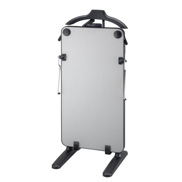 折り目キッチリ！除菌できる！スタンド型除菌効果ですっきり仕上げ「除菌プレス」折り目きっちり！二重線を防止する簡単プレスシート付