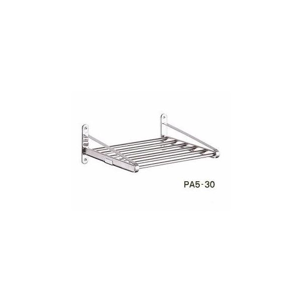 水廻りに最適なステンレス製のパイプ棚　 ※お客様取付け商品となります。取付け面や取付け方法などの注意点については下の取扱い説明書をご確認下さい。