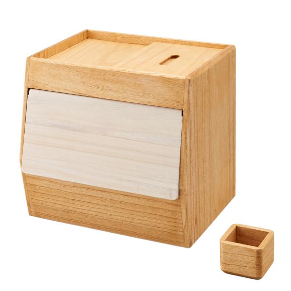 調湿性に優れ、お米の保存に最適な桐の米びつ。