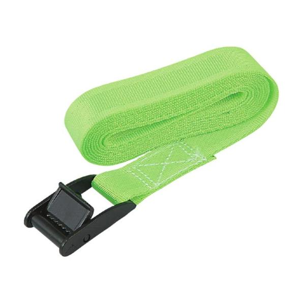 荷締めや結束が簡単に確実にできます。ソフトベルト仕様で荷物をいためず安心です。
