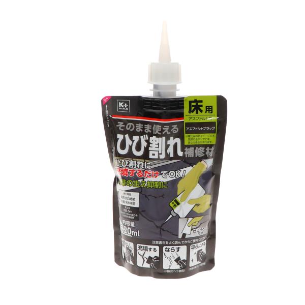 そのまま使えるひび割れ補修材。ひび割れに充填するだけでOK。ひび割れに充填しやすい細ノズルタイプ。
