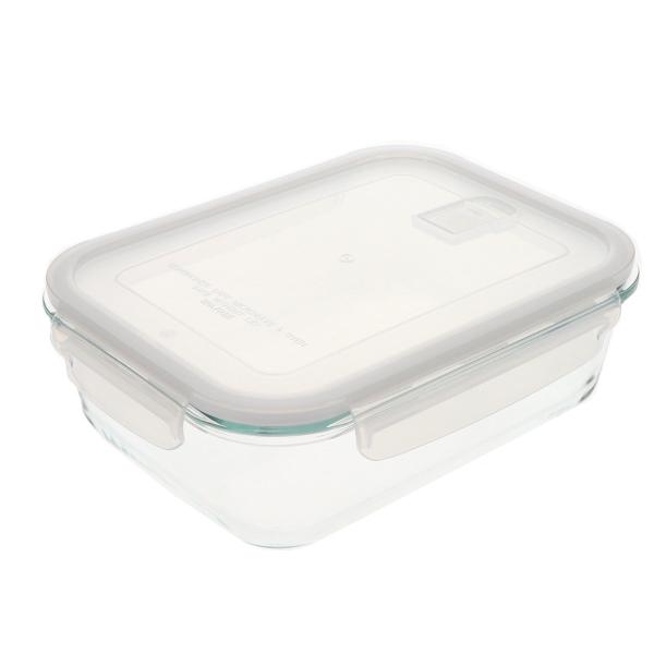 ニオイ移りしにくいガラス製。電子レンジで温めてそのまま食卓へ出せます。