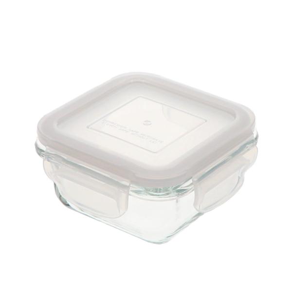 ニオイ移りしにくいガラス製。電子レンジで温めてそのまま食卓へ出せます。