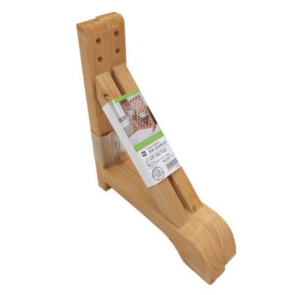 床面に直接ラティスを立てるための補助部材です。取付用ネジ付き。