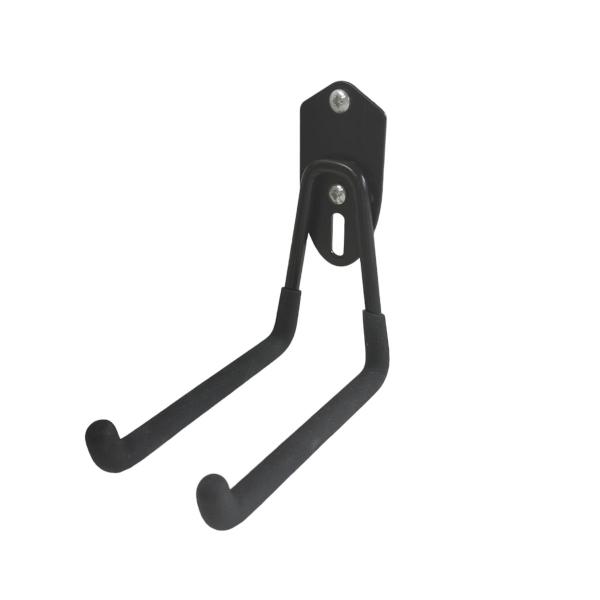 ダブルフックで安定性が高い。Ｋ＋ＢＵＩＬＤ　組み立てやすいスチール棚用フック。