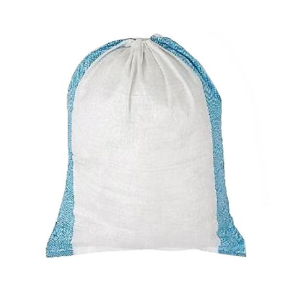 土を詰めて浸水防止に。梱包に便利なひも付き。小さく折りたためてキチンと収納できます。