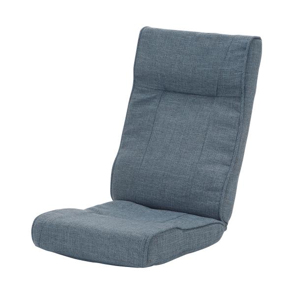 レバー式で座ったまま背もたれの角度調整が可能こたつ座椅子としてもおすすめです。