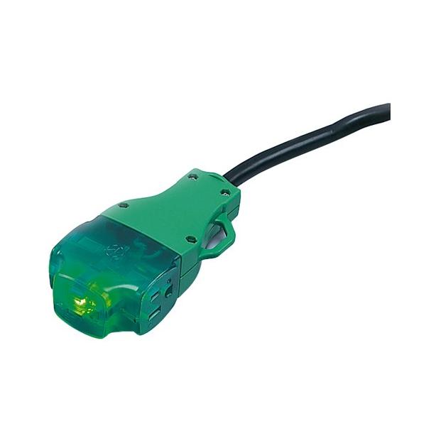 延長コードやびっくリールの先端補修に最適です。交換用トリプルコンセント。