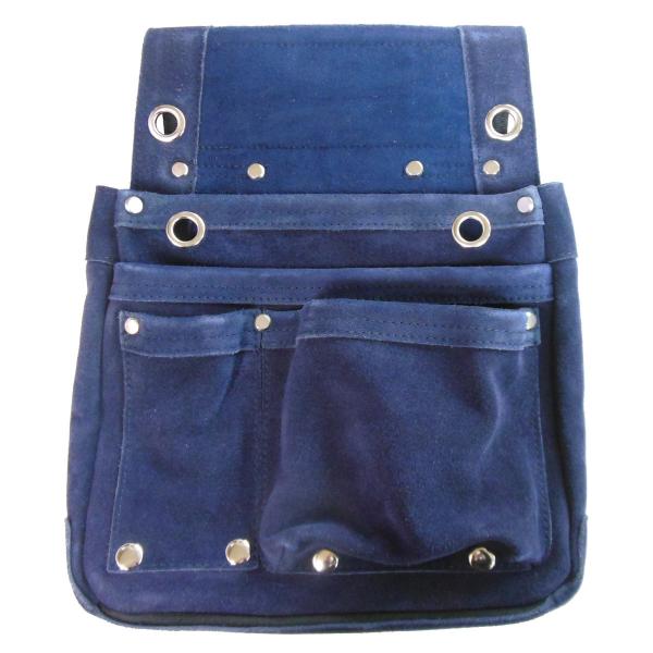 使い込むほどに味が出る！上質スウェード本革生地使用！耐久性と柔軟性を合わせ持った釘袋。