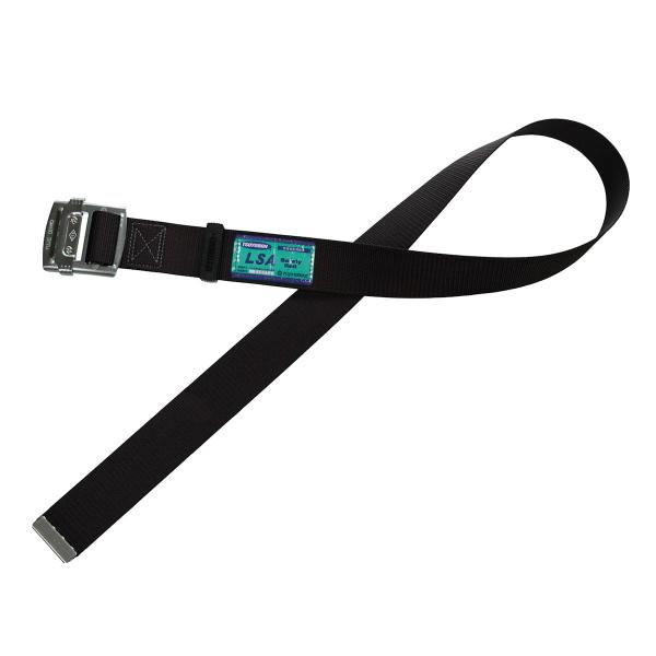 スライドバックルが鉄製タイプの安全帯用の胴ベルトです。