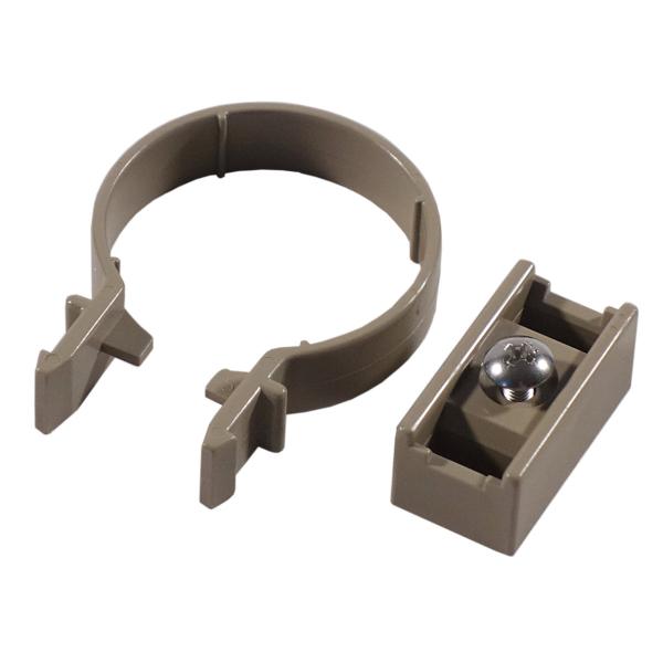 丸竪樋を柱に固定するために使用します。