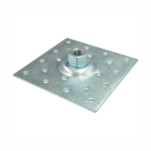 コンクリートスラブ上に取り付け、大引きを固定するのに使用します。