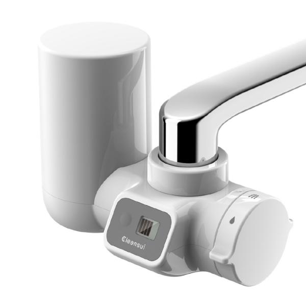 ハイグレードな浄水能力　 カートリッジの「残量」や「交換時期」などをお知らせする液晶付き。