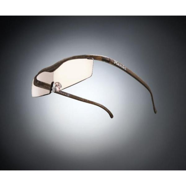 コンパクトサイズハズキルーペ定番サイズのラージより一回り小さいコンパクトサイズです。大きく見える機能はそのままに軽く付けやすくなりました。スタイリッシュなデザインがお好みの方にもおすすめです。衝撃に強いコンパクトサイズながら、耐荷重は100...