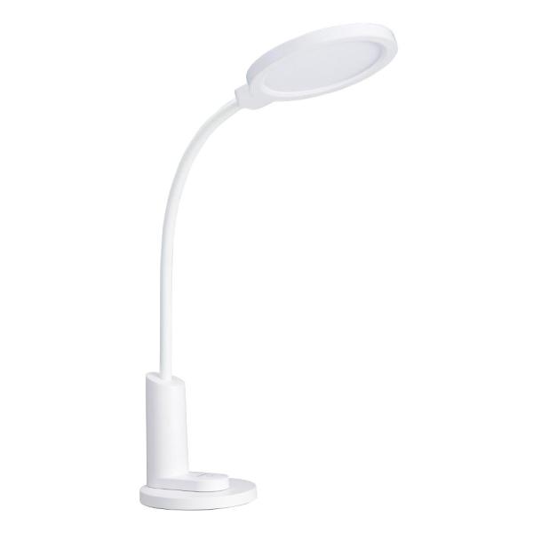 スタンドライトとしても、クランプライトとしても使えるデスクスタンドライトです。充電式だから停電時でも使える。