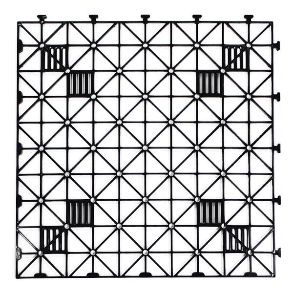 コンクリート面と人工芝の間の排水性・通気性を確保し、人工芝を清潔に保ちます。