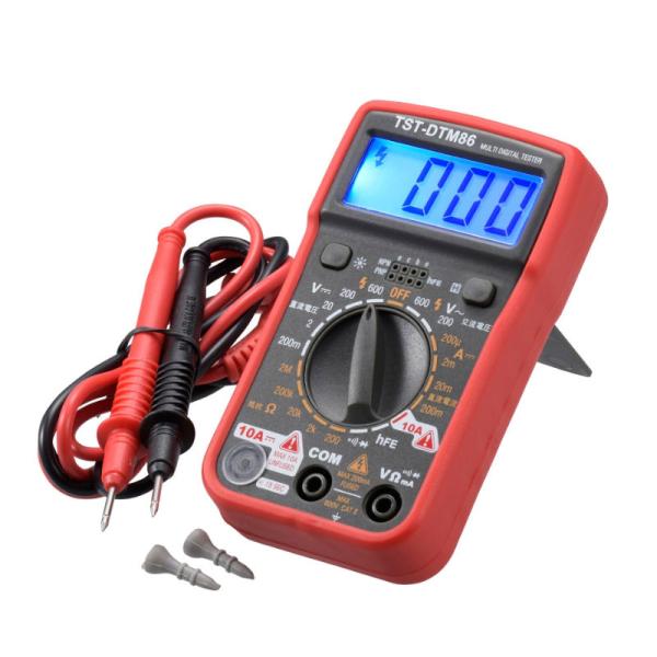 電気製品の故障診断や、電池の寿命チェックに。コンパクトな多機能タイプ。