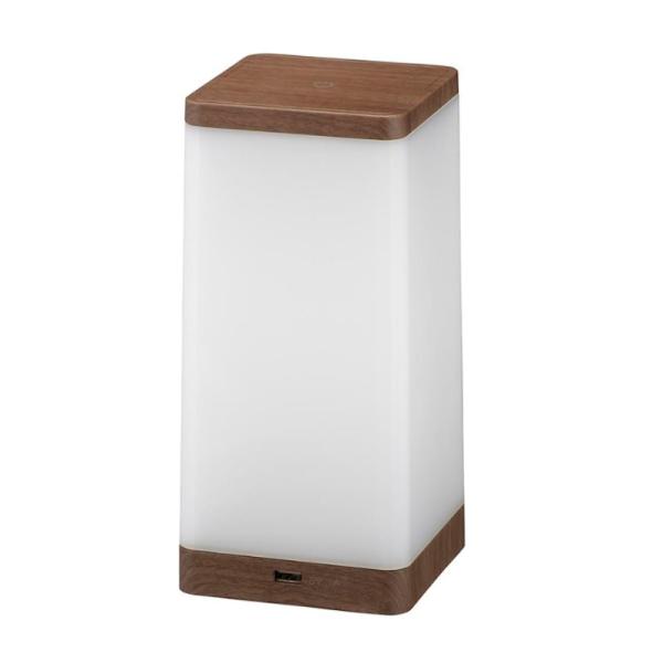 ３段階調光で、常夜灯としても使用できます便利なUSBポート付き（出力1.0A）