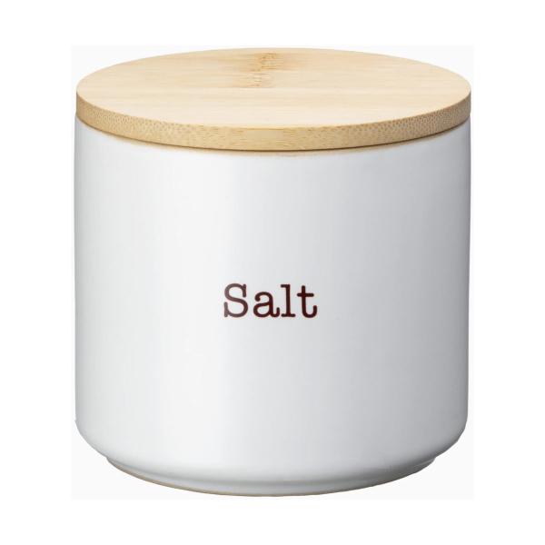 陶器の「呼吸する」特性を活かしたかしこいキャニスター。内側は素焼きで程よく湿気を吸湿。外側は釉薬を施し湿気の侵入を防ぎます。竹製蓋のシリコンパッキン付でしっかり密封。塩の保存以外に、インスタントコーヒー・お茶葉等の保存にも、ご使用できます。