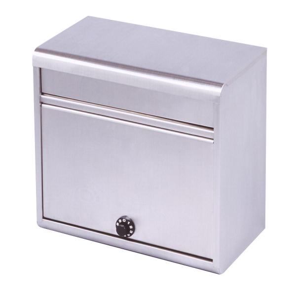 幅が広く通販雑誌も入る大容量の大型ポスト！ダイヤル錠付きで郵便物の盗難防止！！