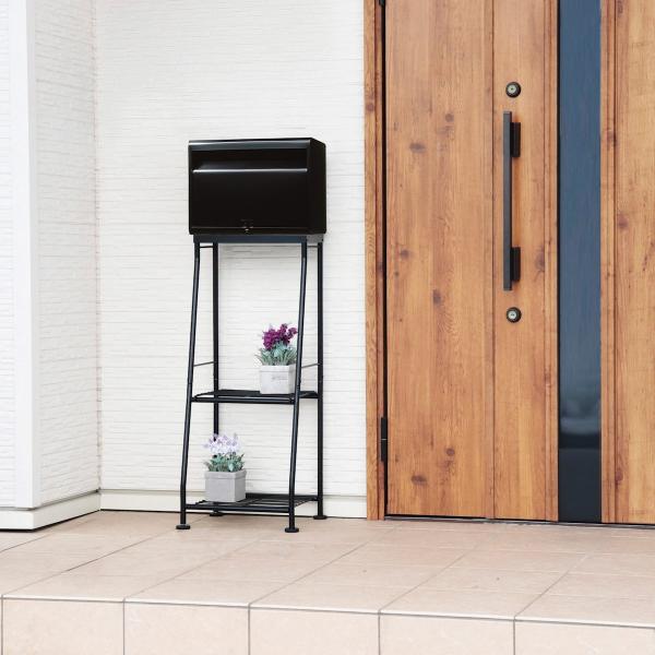 施工不要の置くだけ簡単設置のポストスタンドセット