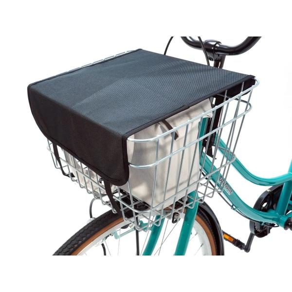 簡単に取付けできる前後兼用のタープ式カゴカバー