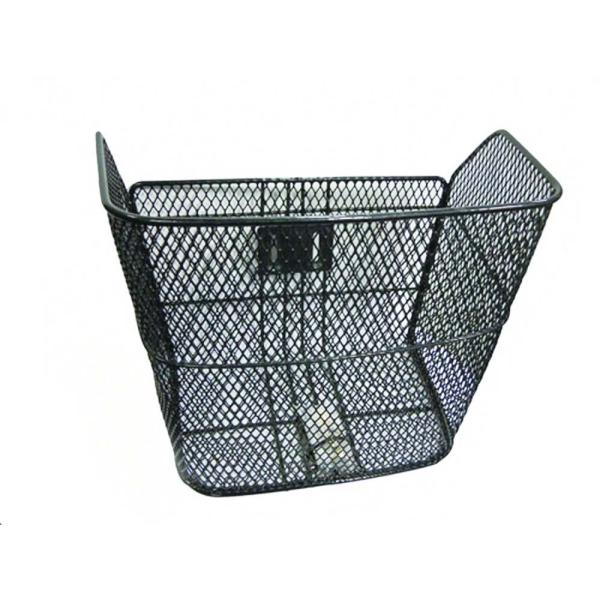 一般軽快車のスタンダードなメッシュ前カゴ
