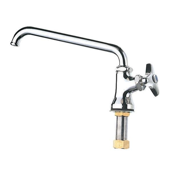 上向きパイプで流し広々