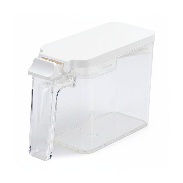 ワンプッシュオープンフタパッキン付きで湿気を防ぐ