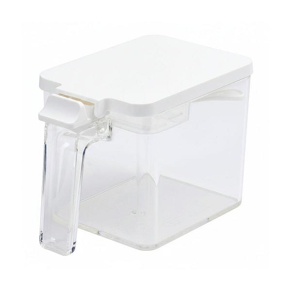 ワンプッシュオープンフタパッキン付きで湿気を防ぐ