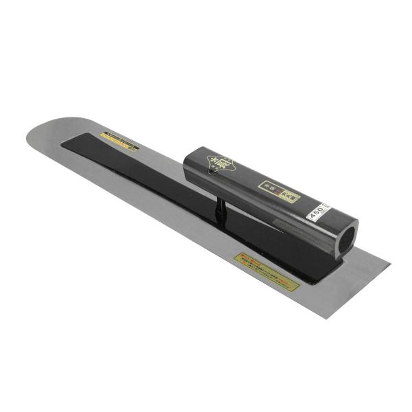 黒塗り角柄仕様で高級感があり、薄くてしなり、耐久性抜群の本職向け先丸鏝です。