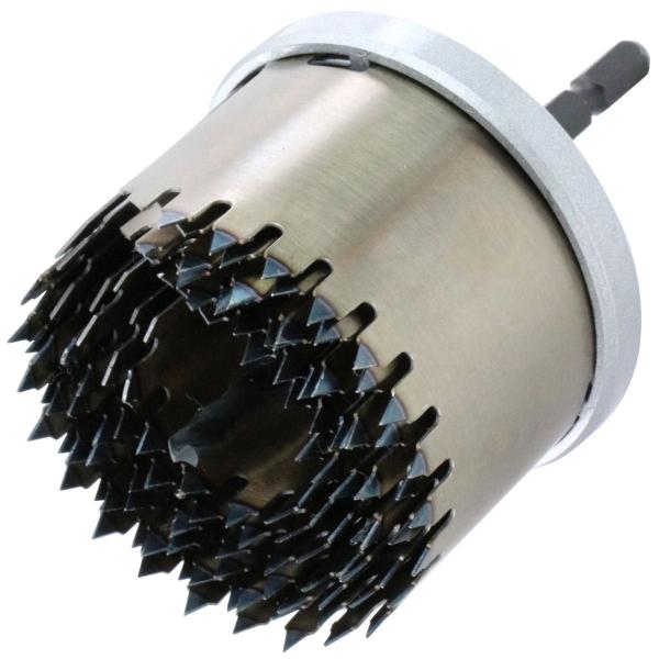 厚物の穴あけがスピーディーにできます。