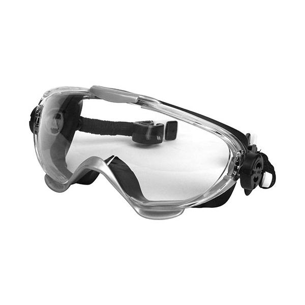 ヘルメット取付専用ゴーグルです。粉じん作業・グラインダー作業・薬品飛沫防止など。