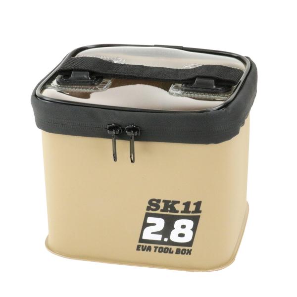 ＥＶＡ素材で水に強く、軽くて丈夫です。